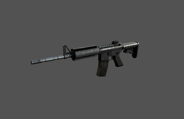M4a1 - model - TurboSquid 1507114