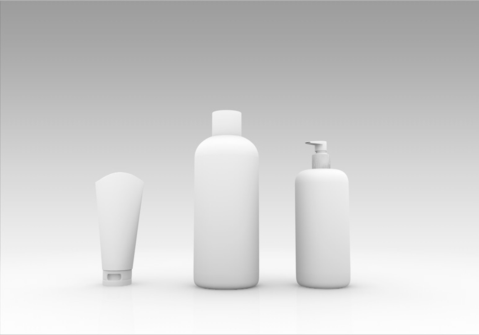 Set Shampoo Packaging 3ds