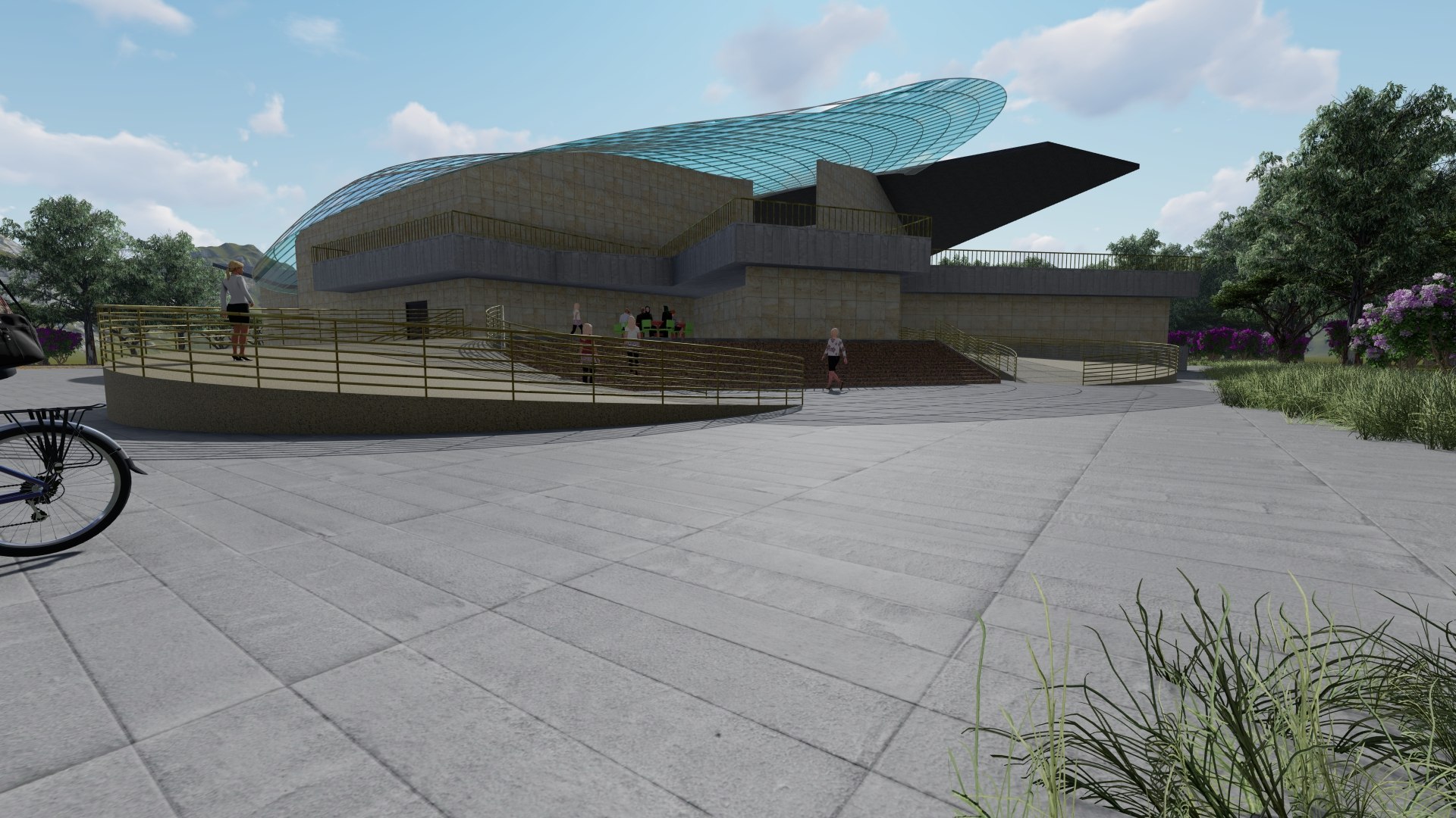 3D MUSEUM BUILDING - TurboSquid 1912291