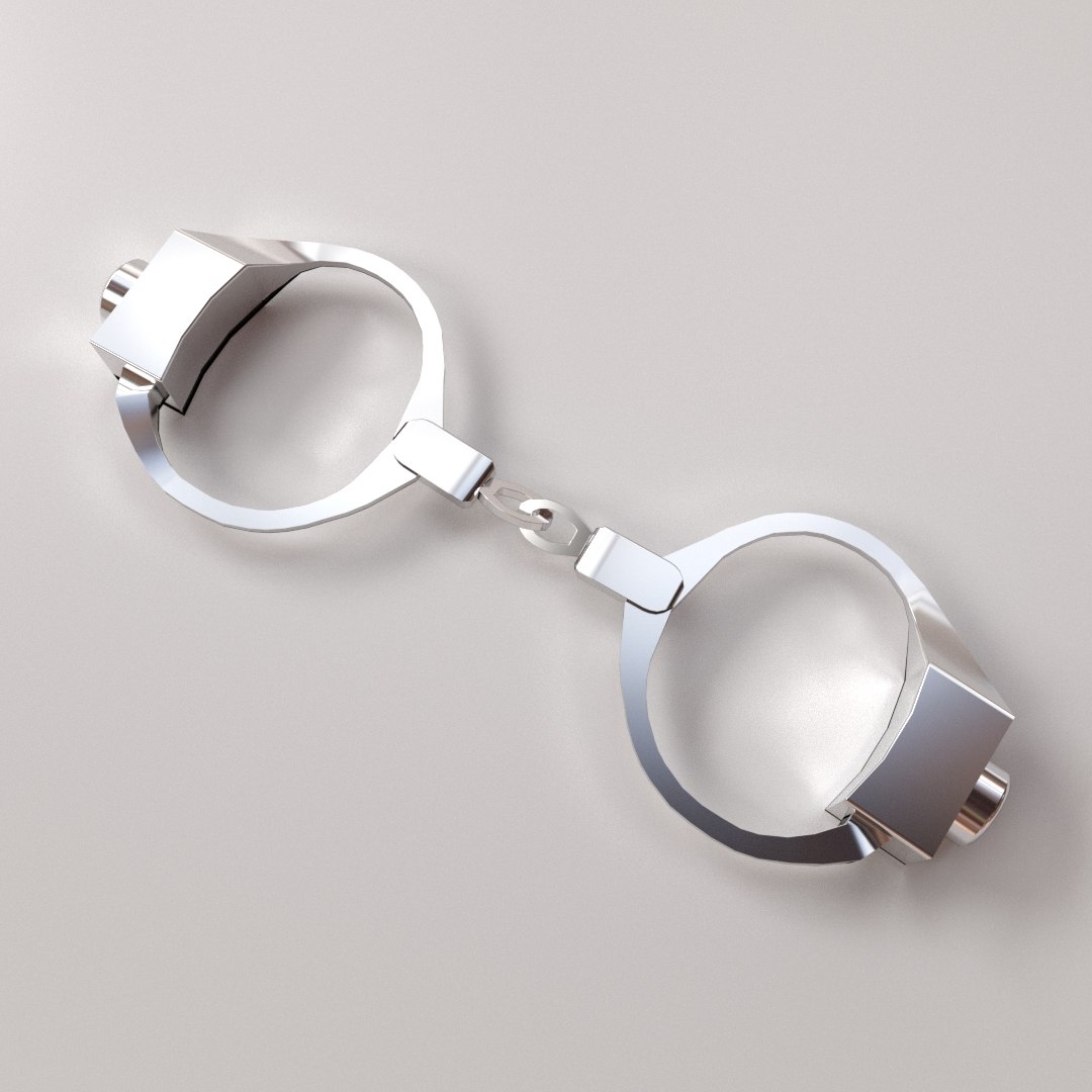 3D handcuff v2 - TurboSquid 1644588