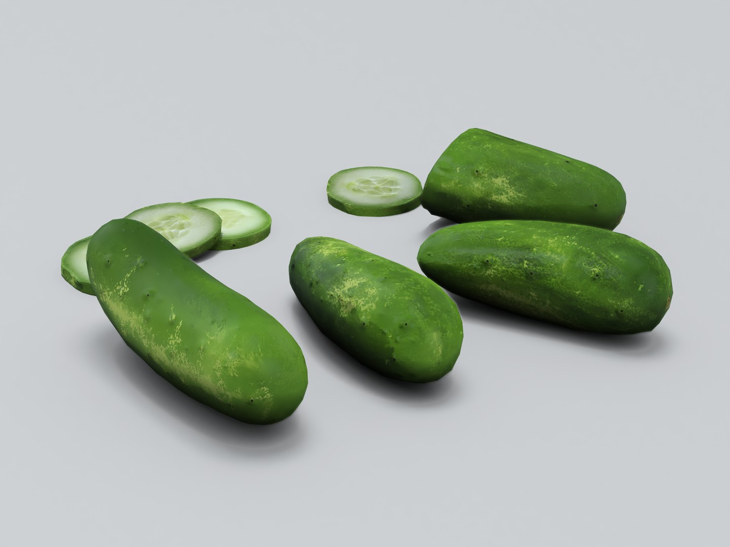 Cucumbers 3D - TurboSquid 2178460