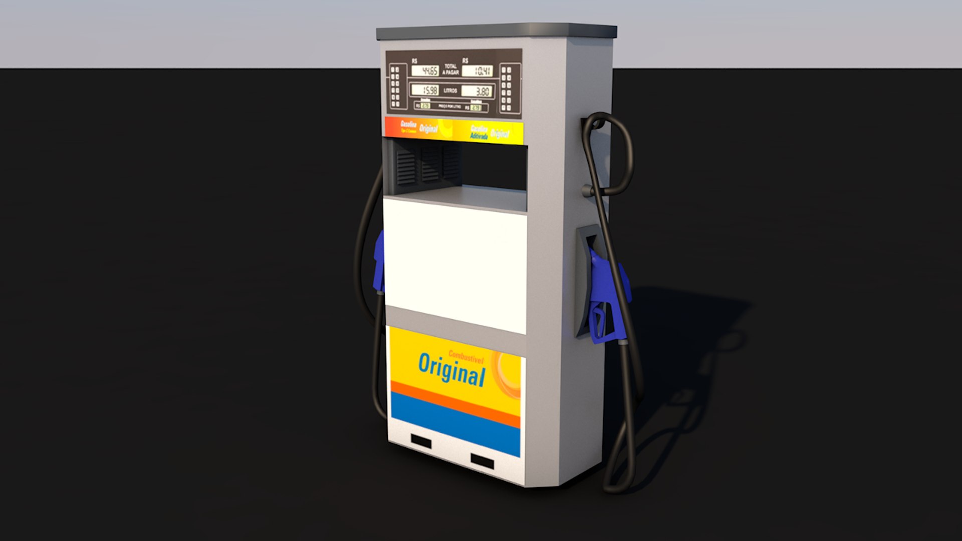 3D gasoline pump - TurboSquid 1337711