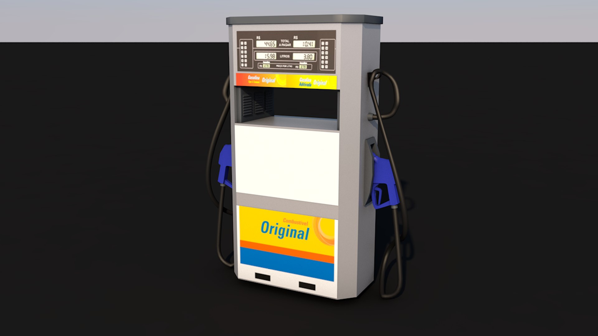 3D gasoline pump - TurboSquid 1337711