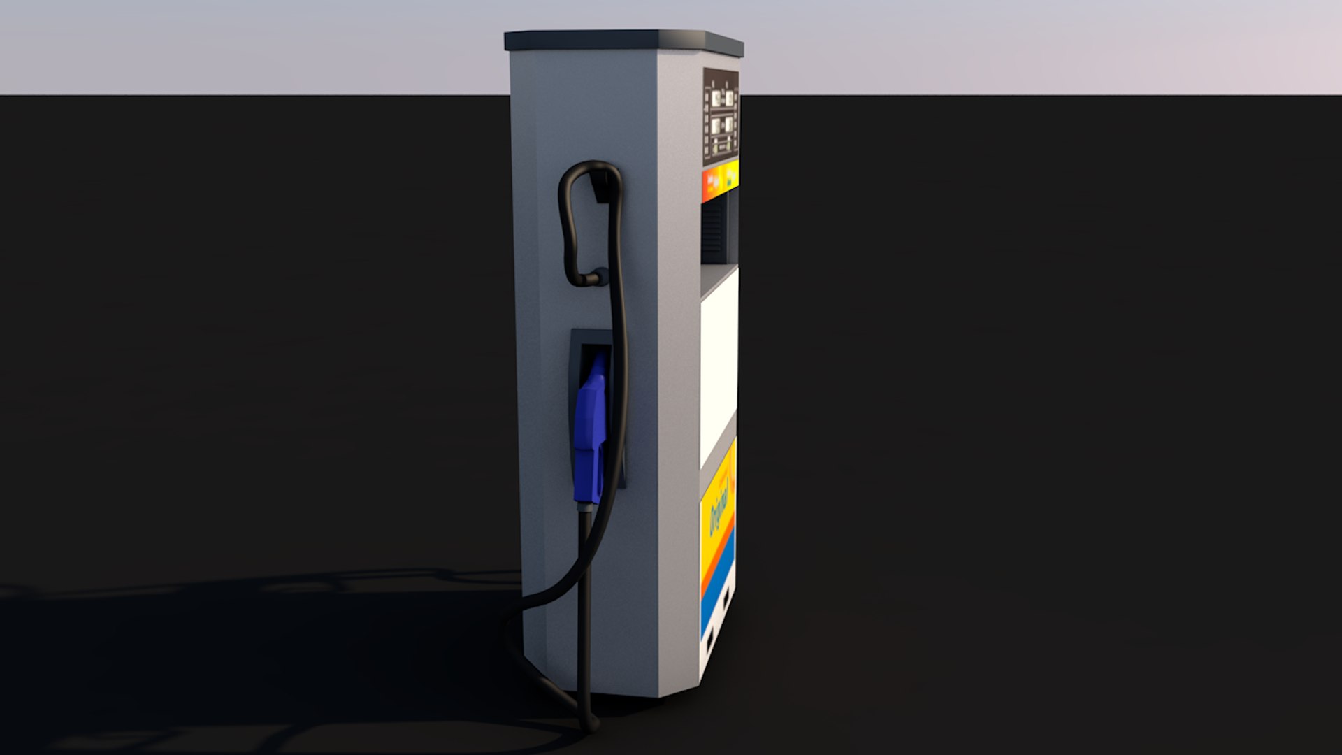3D gasoline pump - TurboSquid 1337711