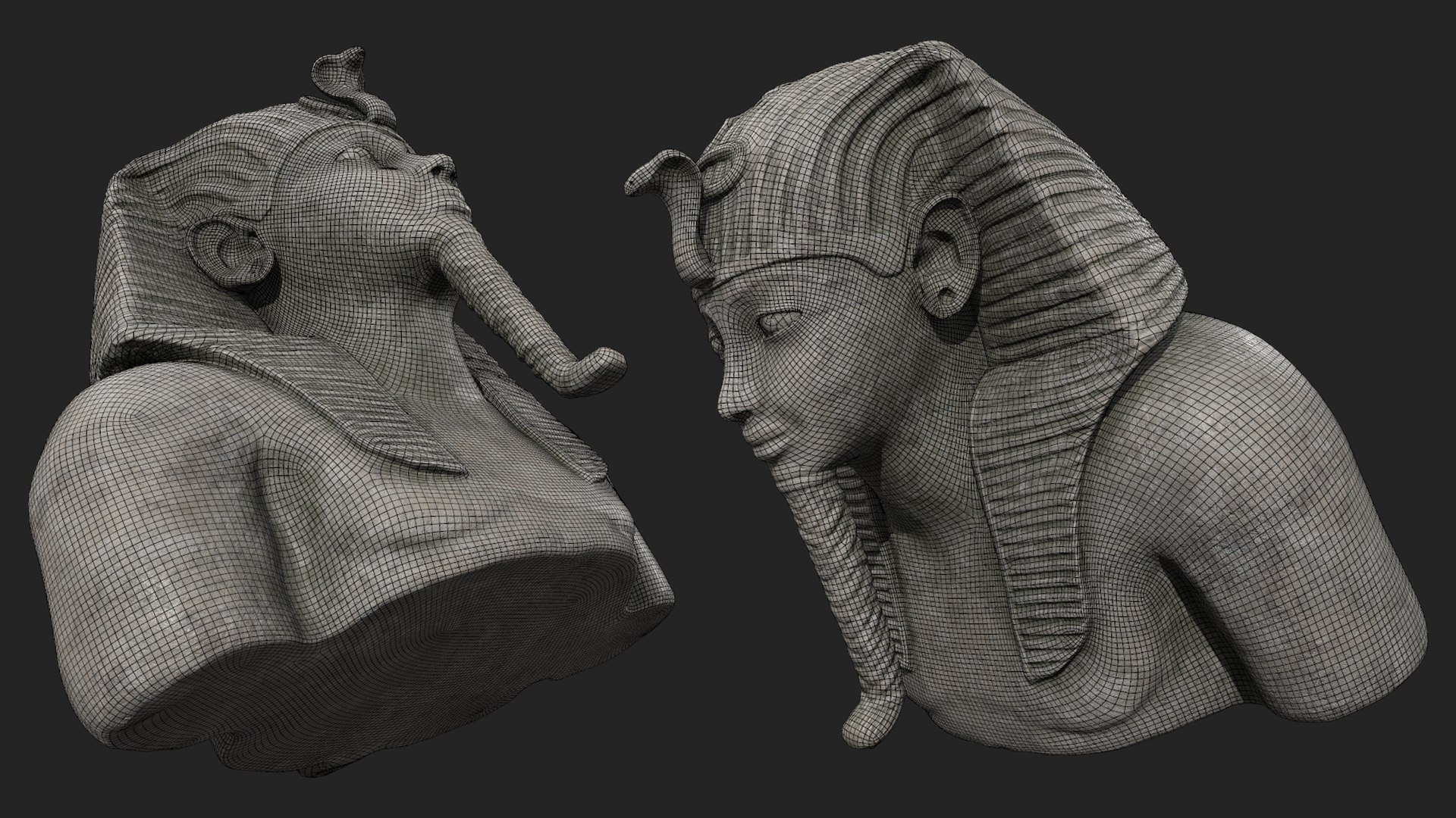 3D Pharaoh 01 - TurboSquid 2013077