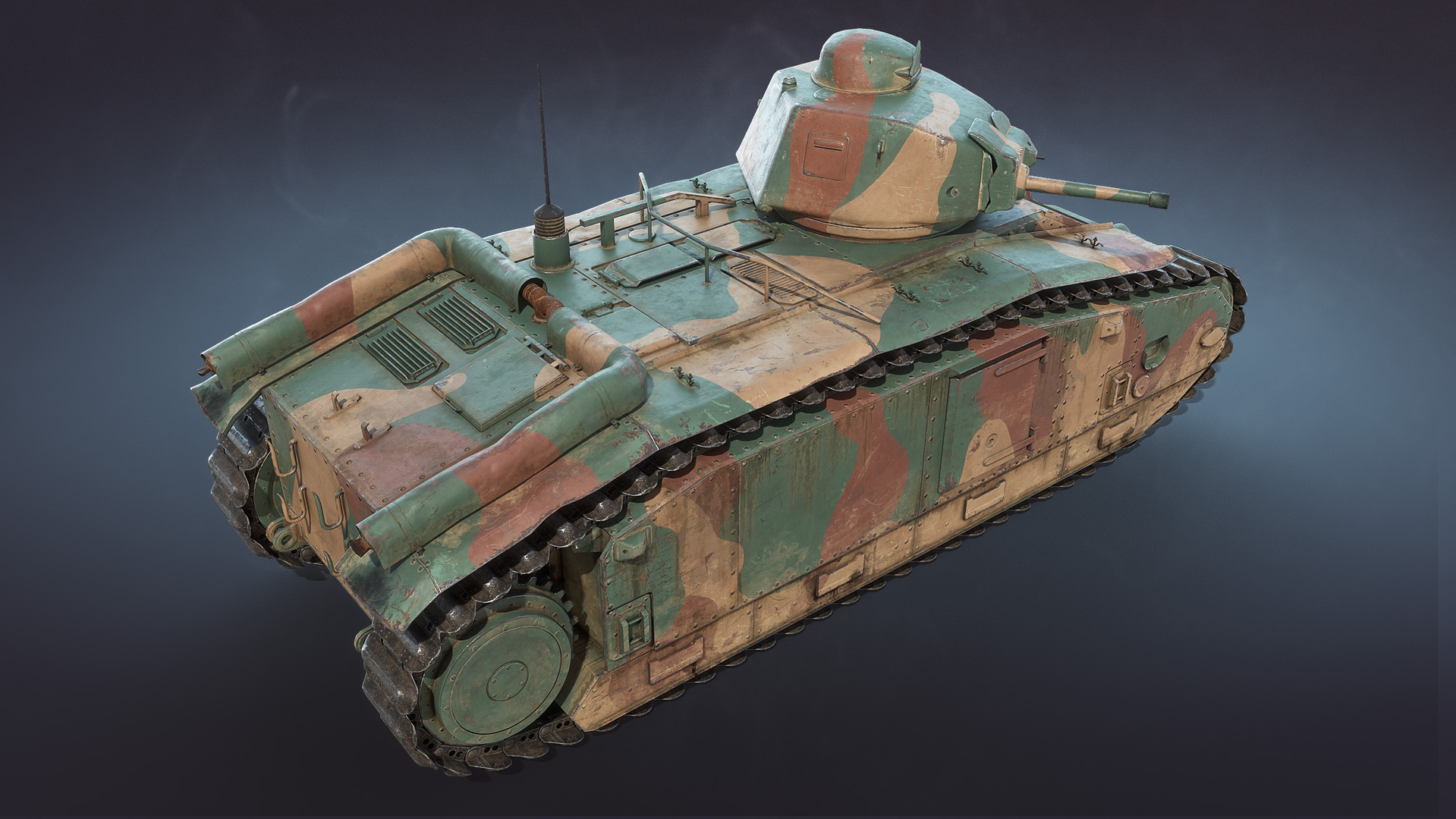Char B1 3D model - TurboSquid 1729892
