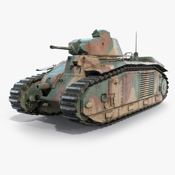 Char B1 3D model - TurboSquid 1729892