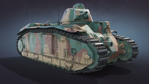 Char B1 3D model - TurboSquid 1729892
