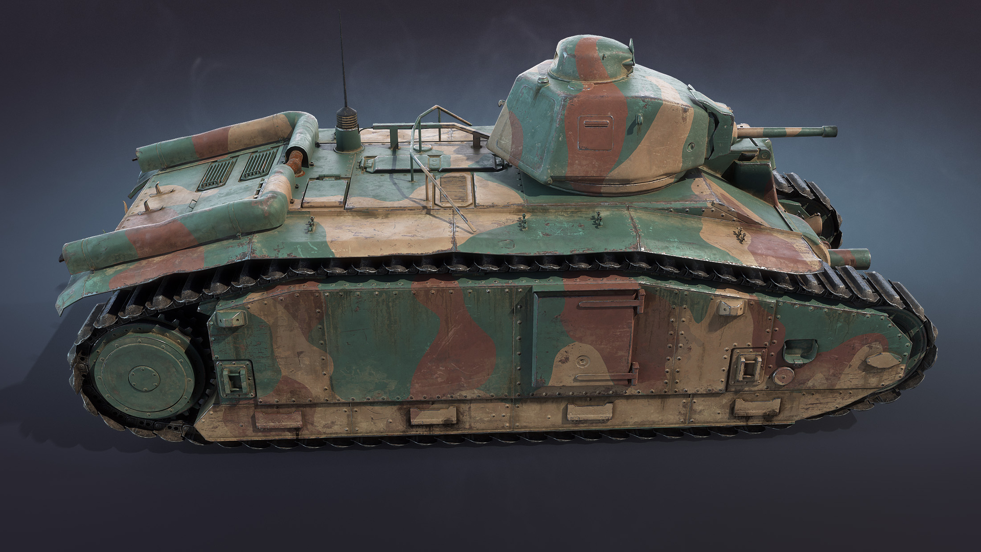 Char B1 3D model - TurboSquid 1729892