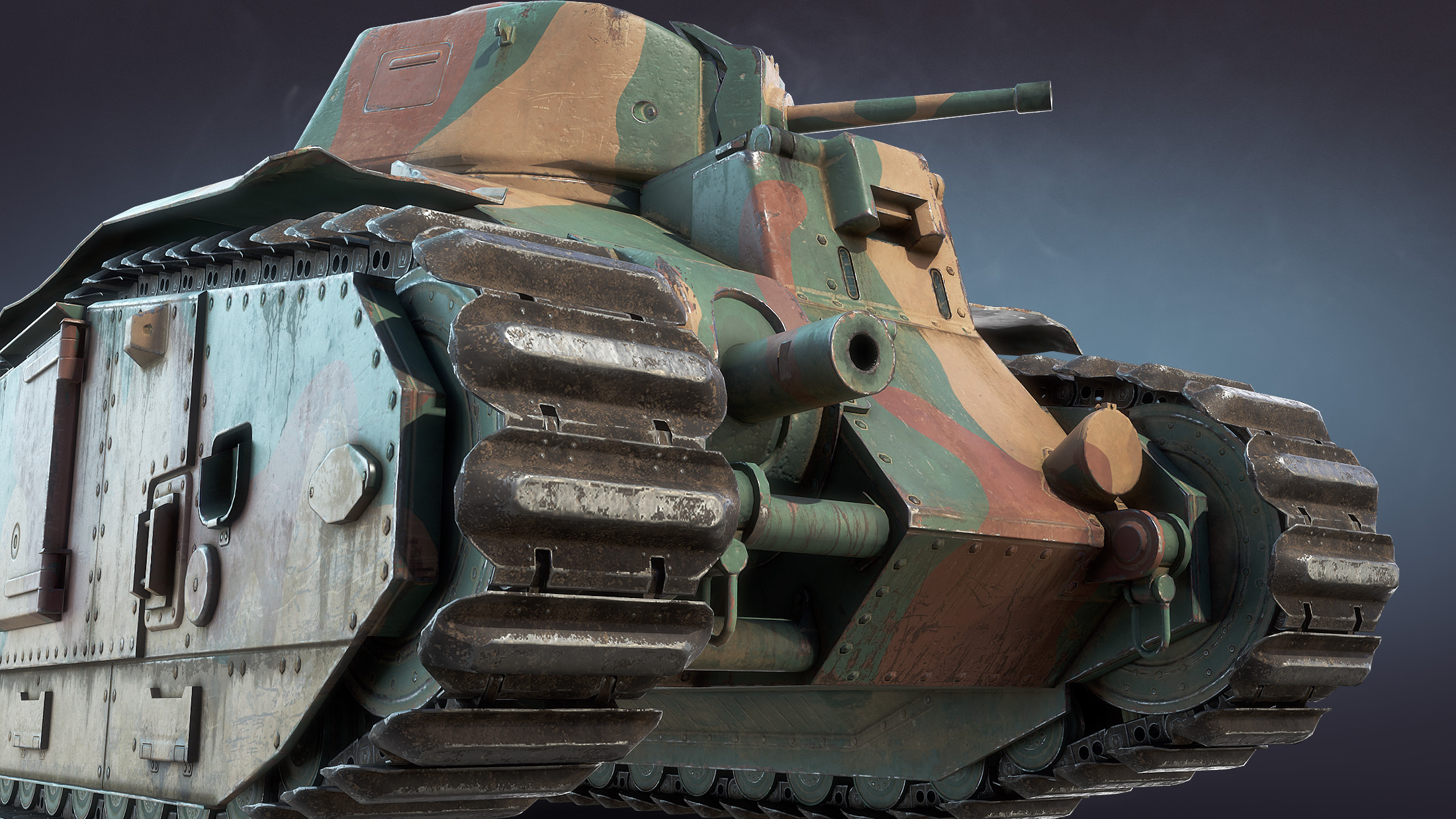 Char B1 3D model - TurboSquid 1729892