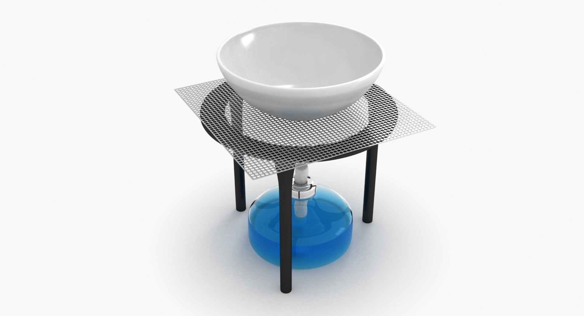 Alcohol Burner 3d Model