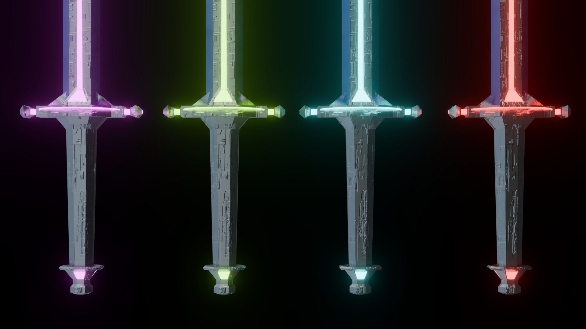 Scifi Sword 3D - TurboSquid 2160792