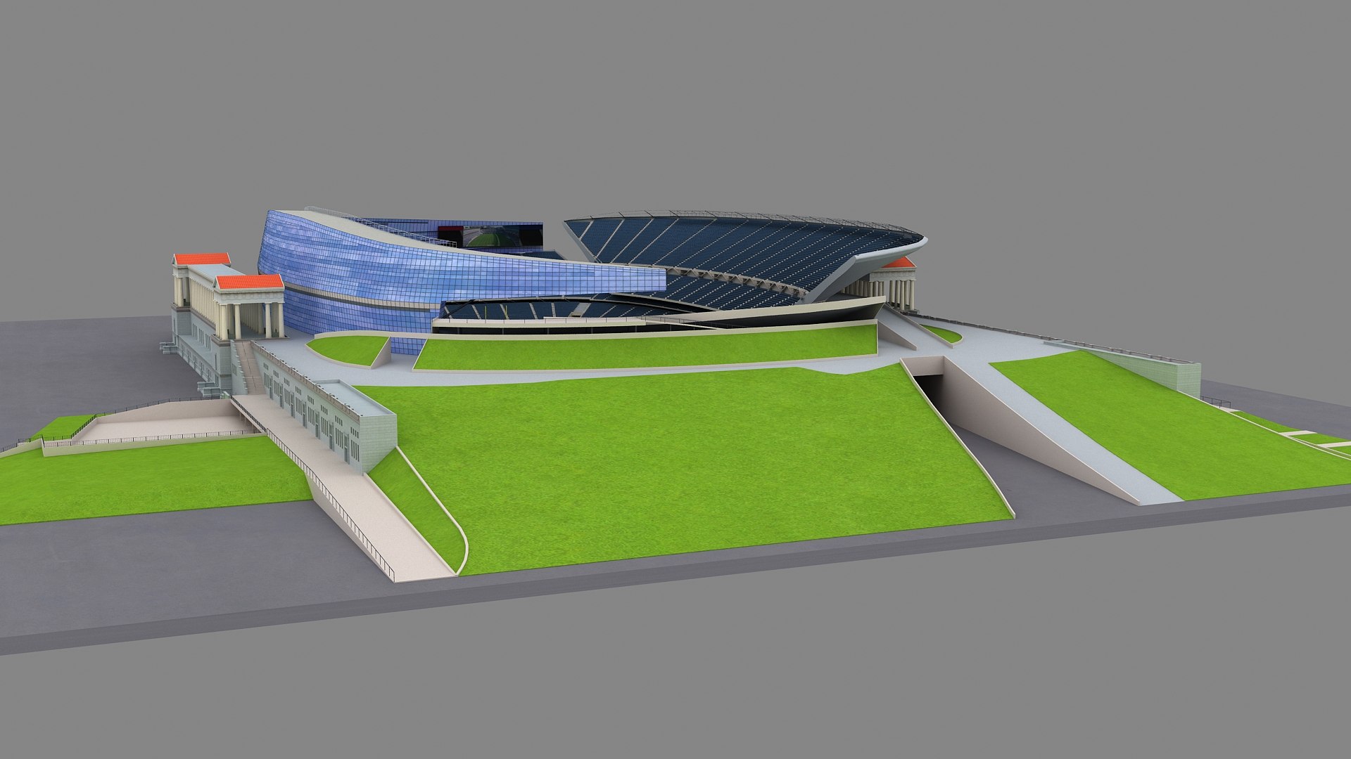 Soldier Field Stadium Chicago 3d Model 3D Model - TurboSquid 2275689