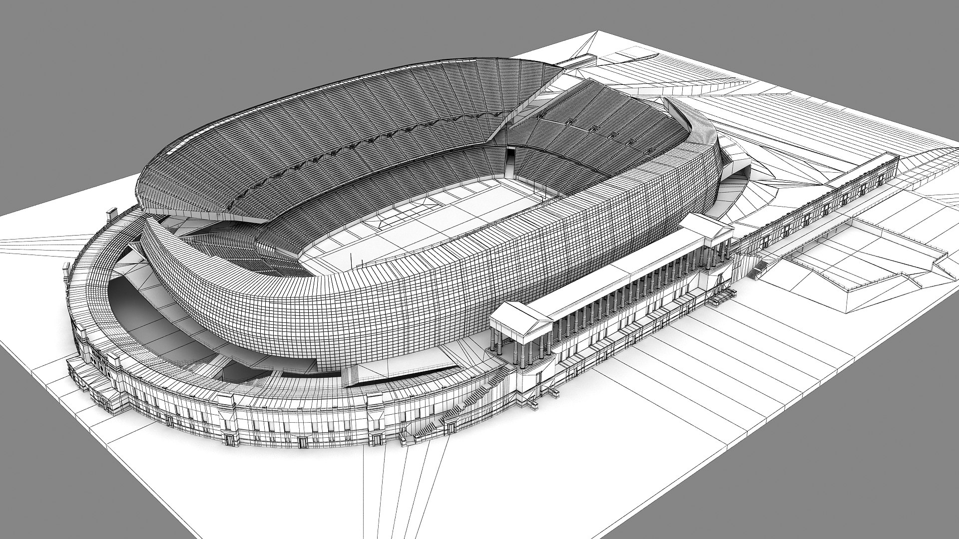 Soldier Field Stadium Chicago 3d Model 3D Model - TurboSquid 2275689