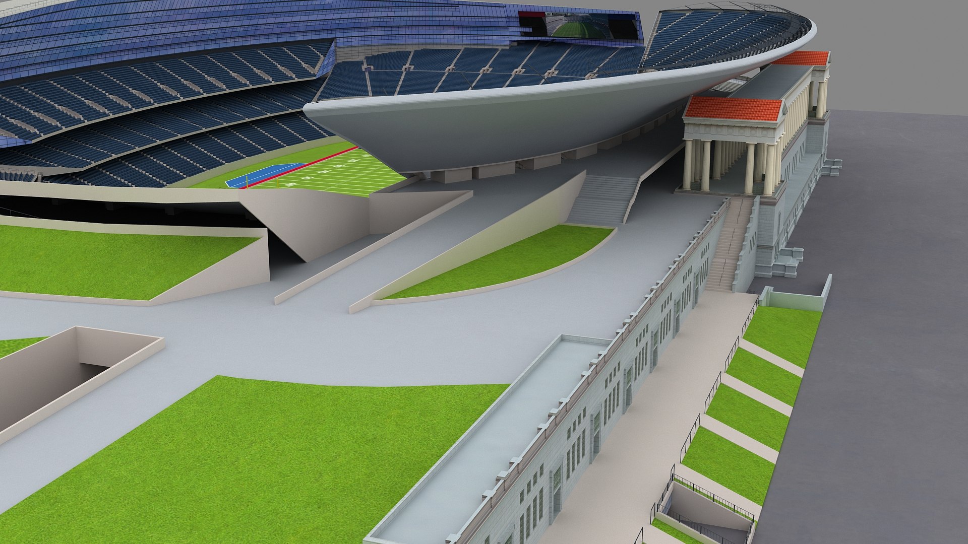 Soldier Field Stadium Chicago 3d Model 3D Model - TurboSquid 2275689