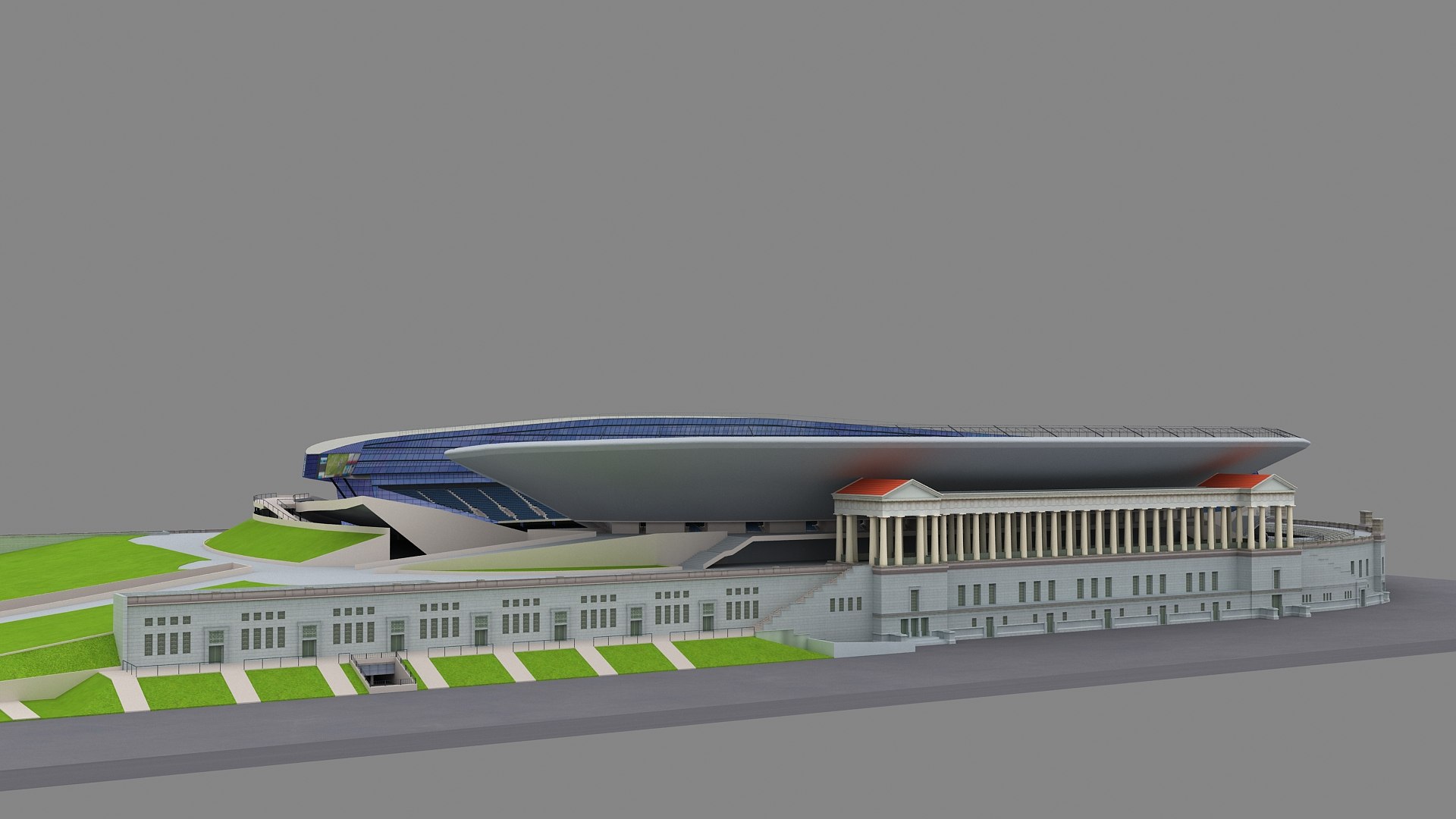 Soldier Field Stadium Chicago 3d Model 3D Model - TurboSquid 2275689