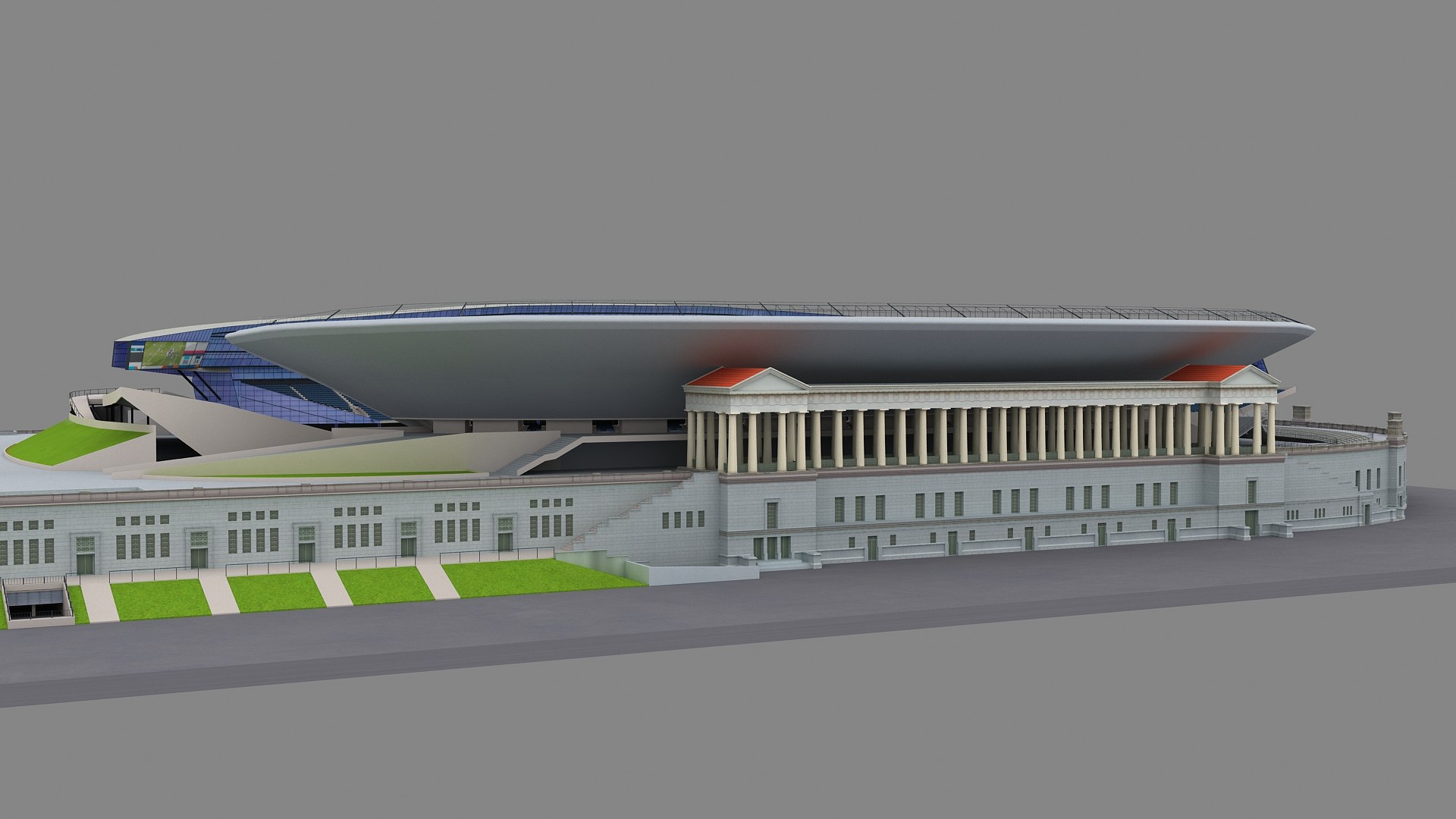 Soldier Field Stadium Chicago 3d Model 3D Model - TurboSquid 2275689