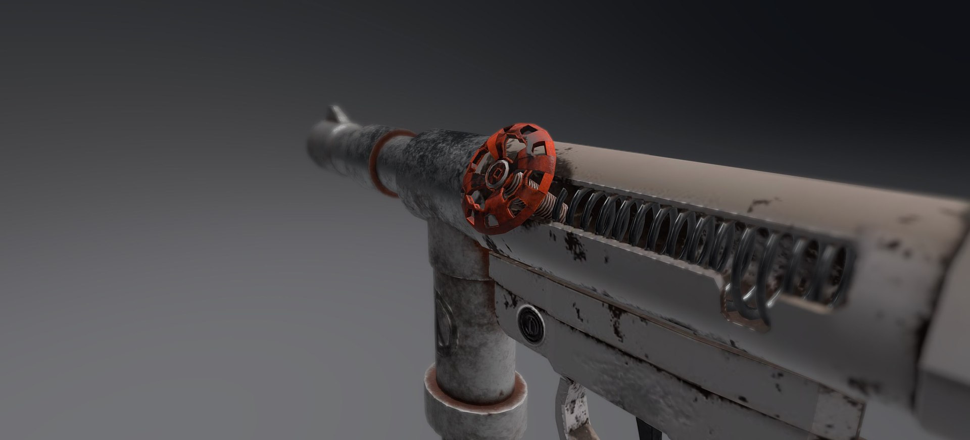 3D Homemade Machine Gun - TurboSquid 1163925