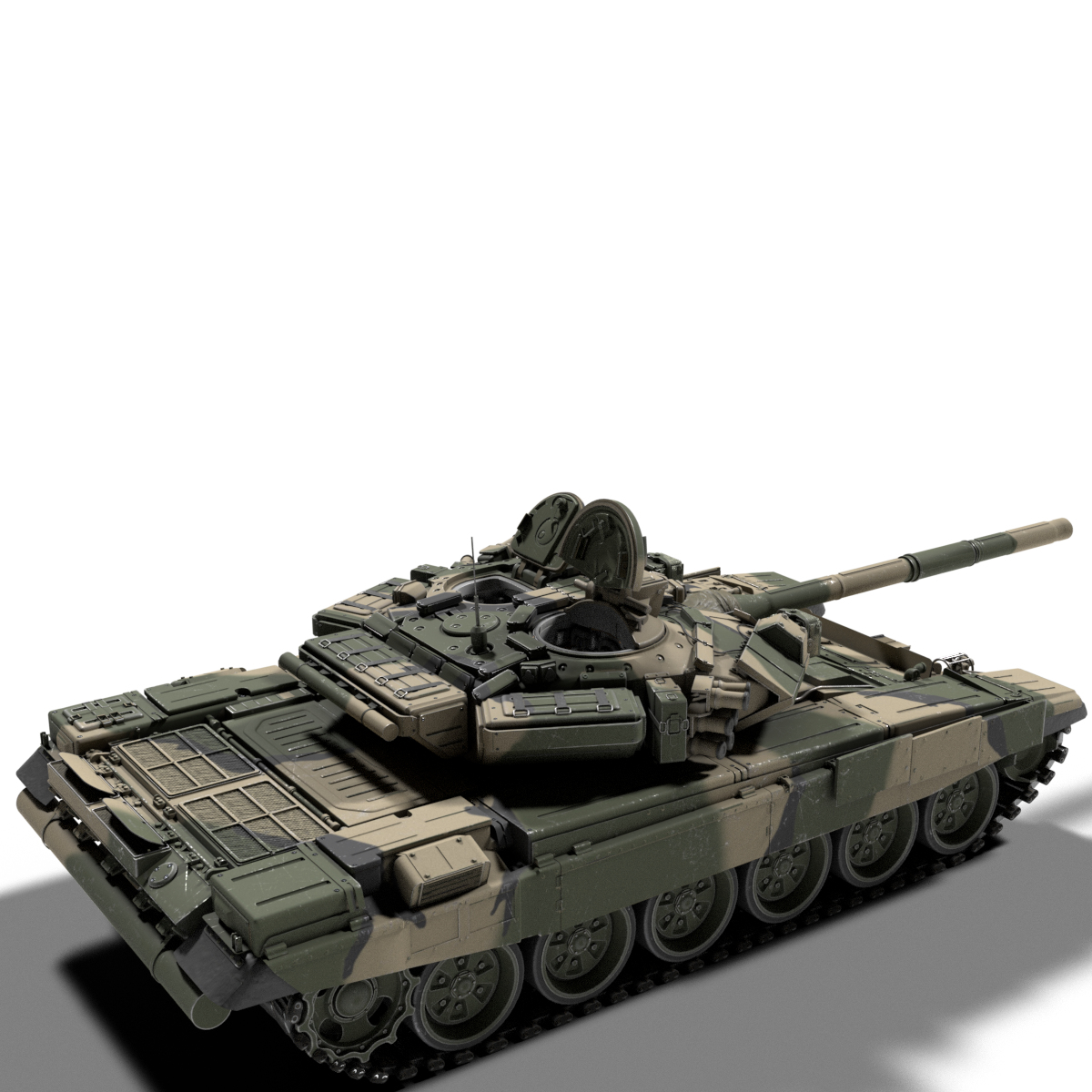 modelo 3d T90 - Tanque MBT ruso - con interior de torreta - TurboSquid ...