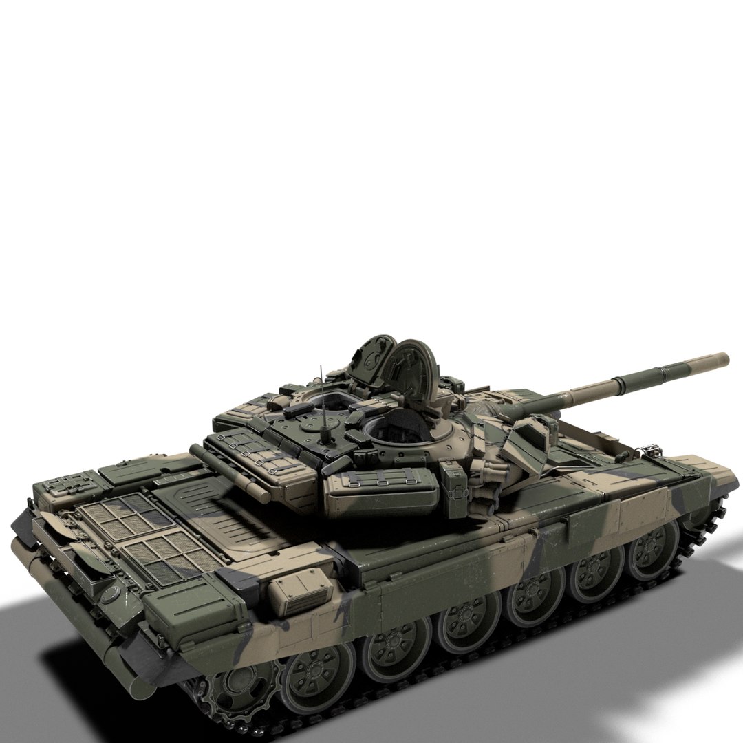 3D T90 Battle Tank Turret Model - TurboSquid 1633670