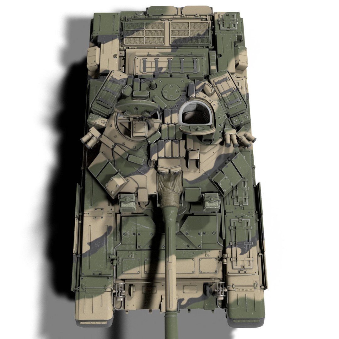 3D T90 Battle Tank Turret Model - TurboSquid 1633670
