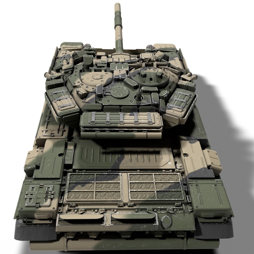 3D T90 Battle Tank Turret Model - TurboSquid 1633670