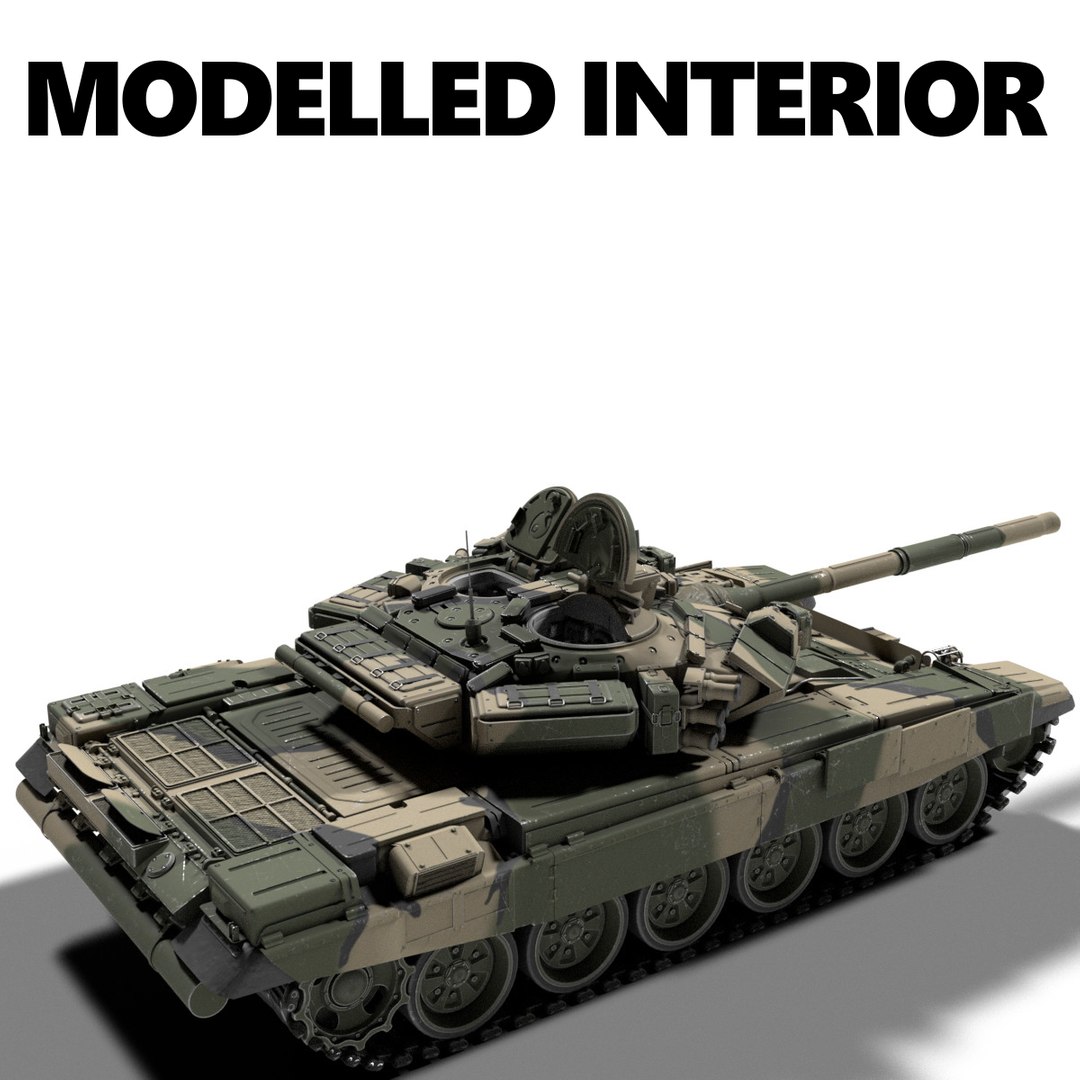 3D T90 Battle Tank Turret Model - TurboSquid 1633670