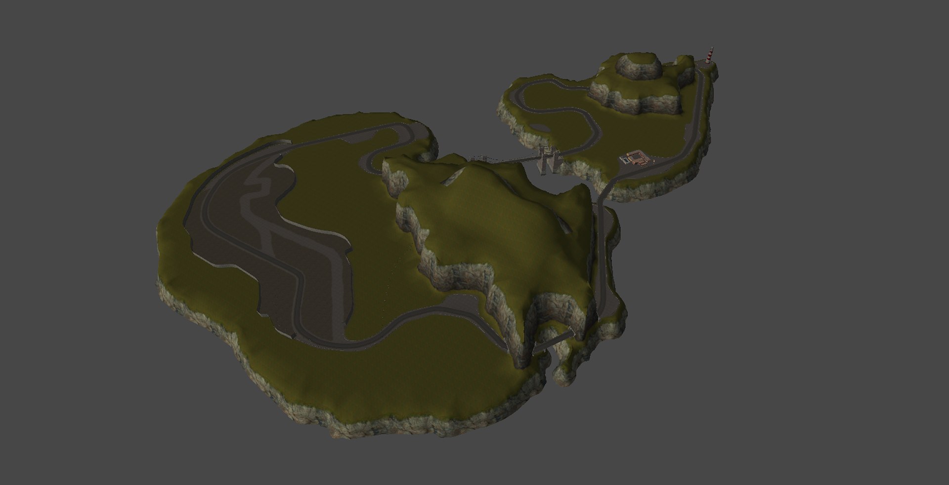 3D Island Landscape Model - TurboSquid 1624836