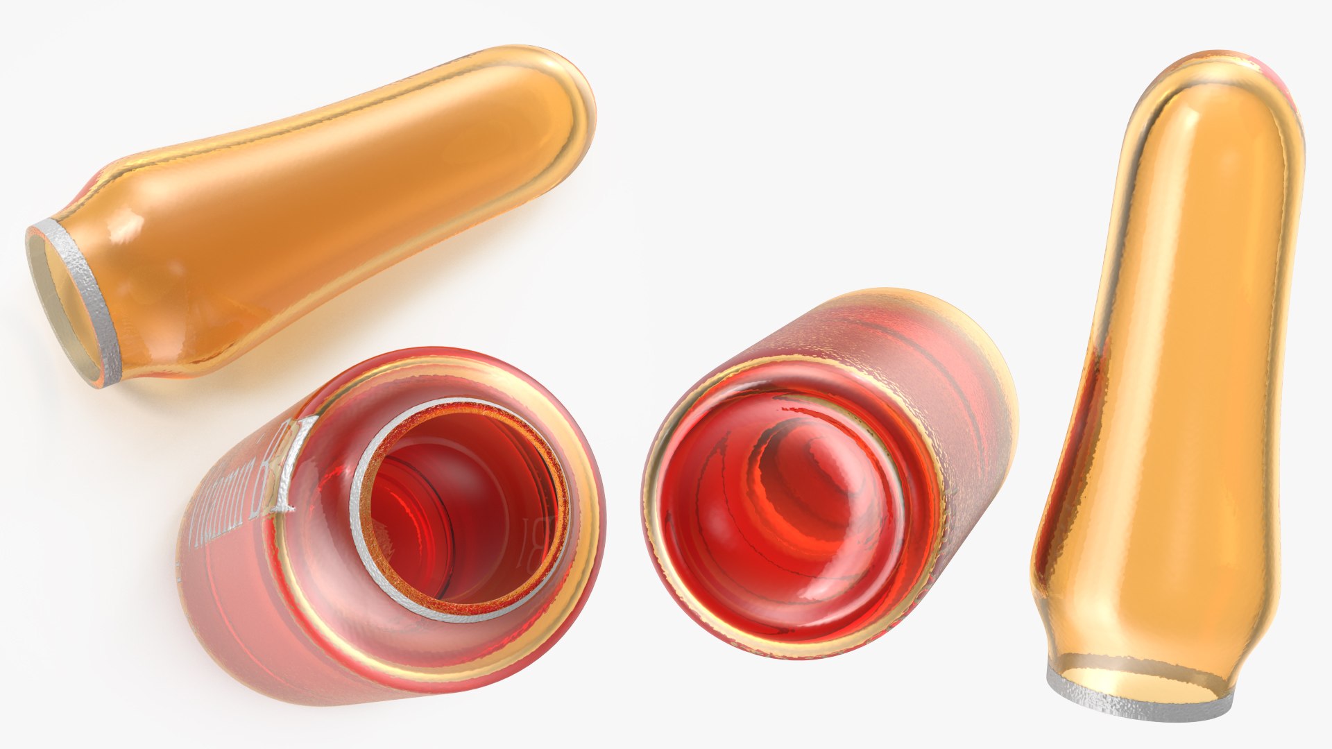 Vitamin B1 1ml Amber 3D Model - TurboSquid 1692526