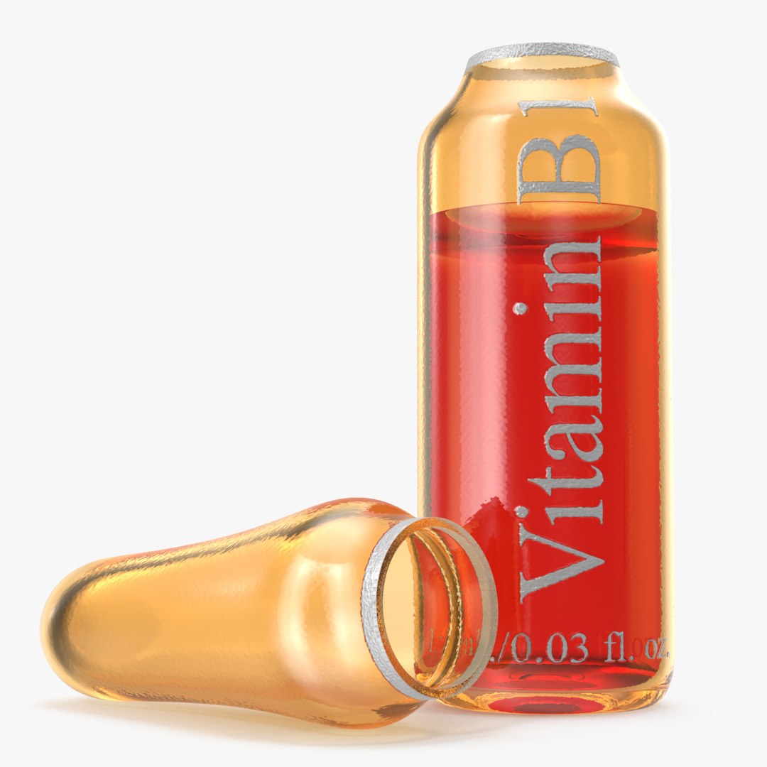Vitamin b1 1ml amber 3D model - TurboSquid 1692526
