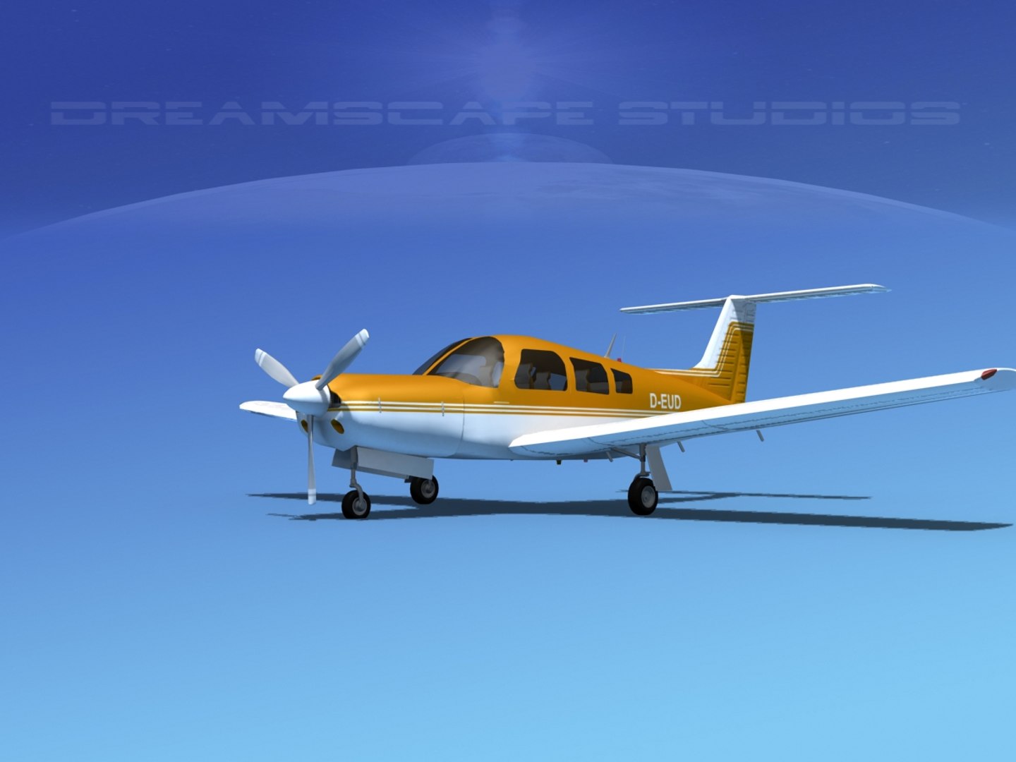 3dsmax Propeller Piper Arrow Iii