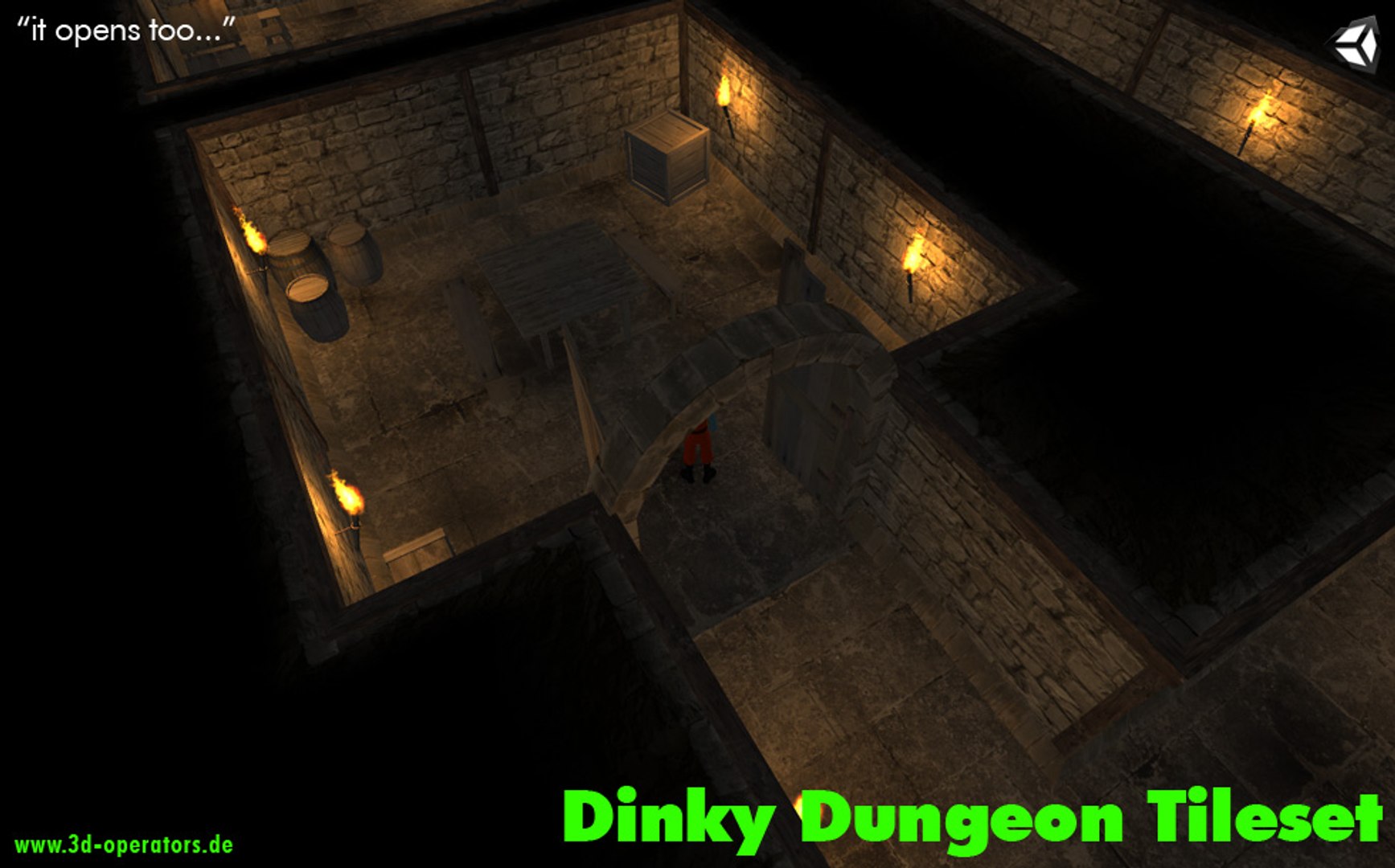 3d Dinky Dungeon Tileset Tile