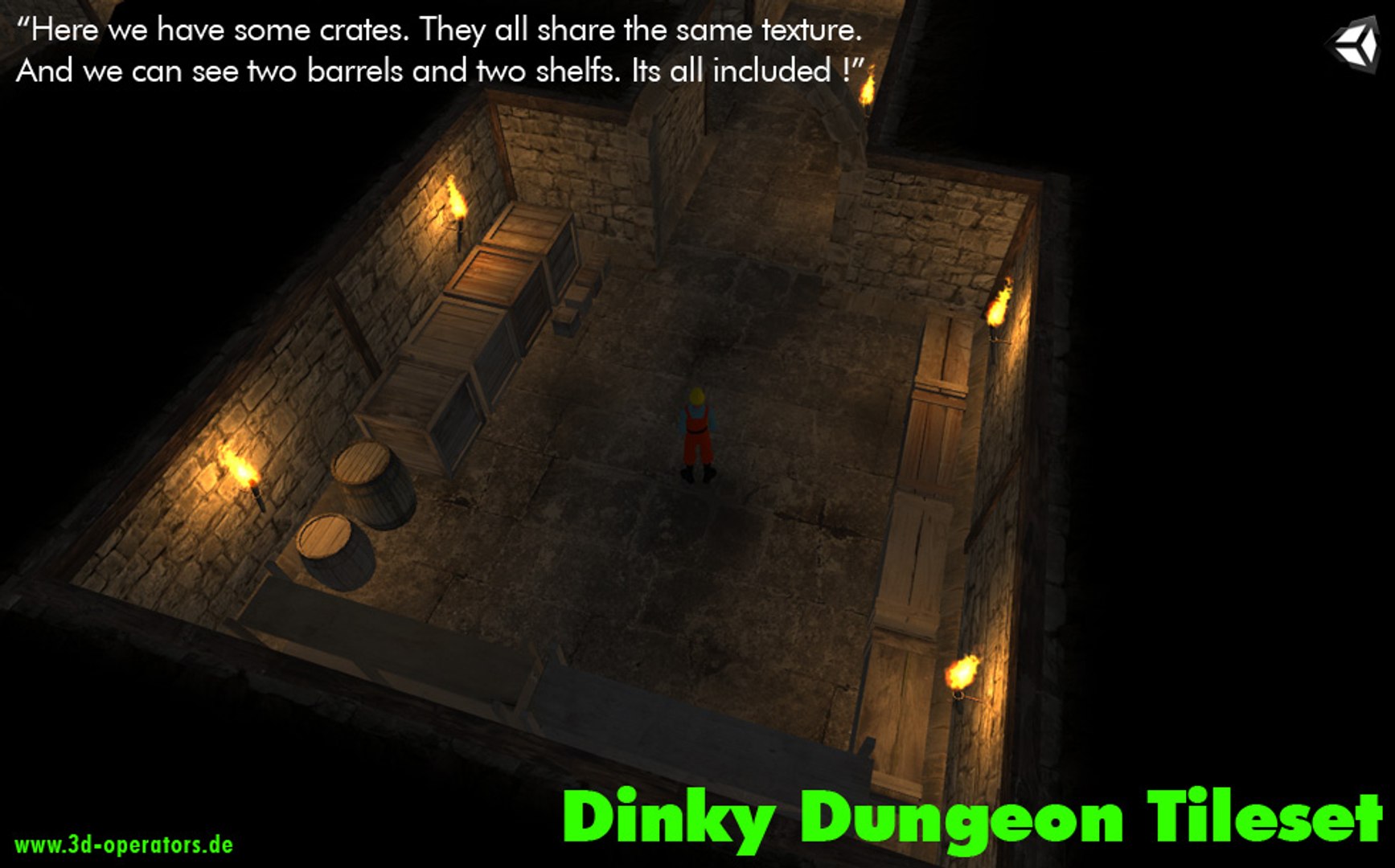 3d Dinky Dungeon Tileset Tile