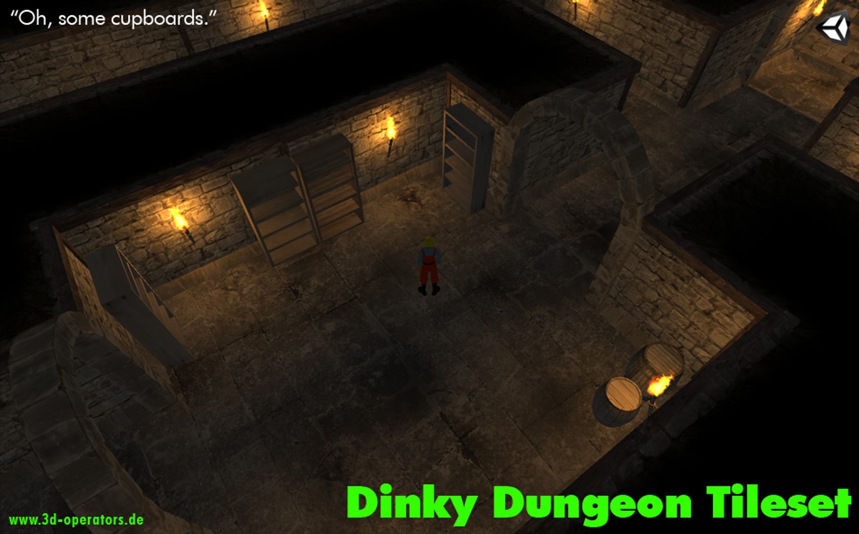 3d Dinky Dungeon Tileset Tile