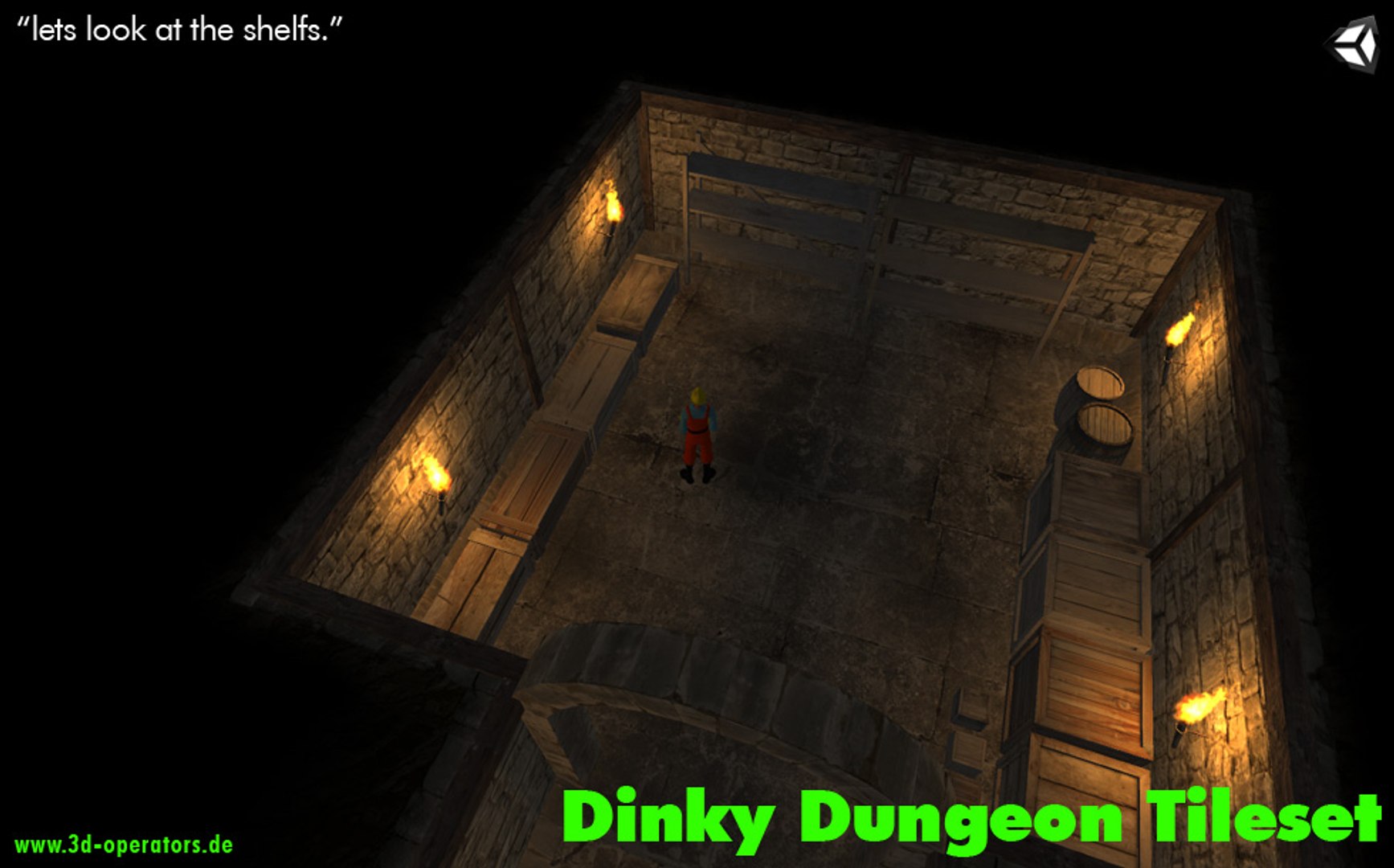 3d Dinky Dungeon Tileset Tile