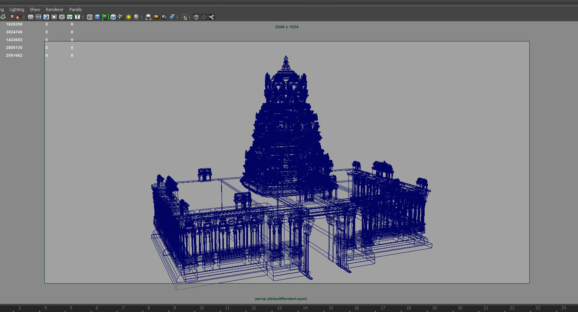 3D Gold Temple Model - TurboSquid 1467546