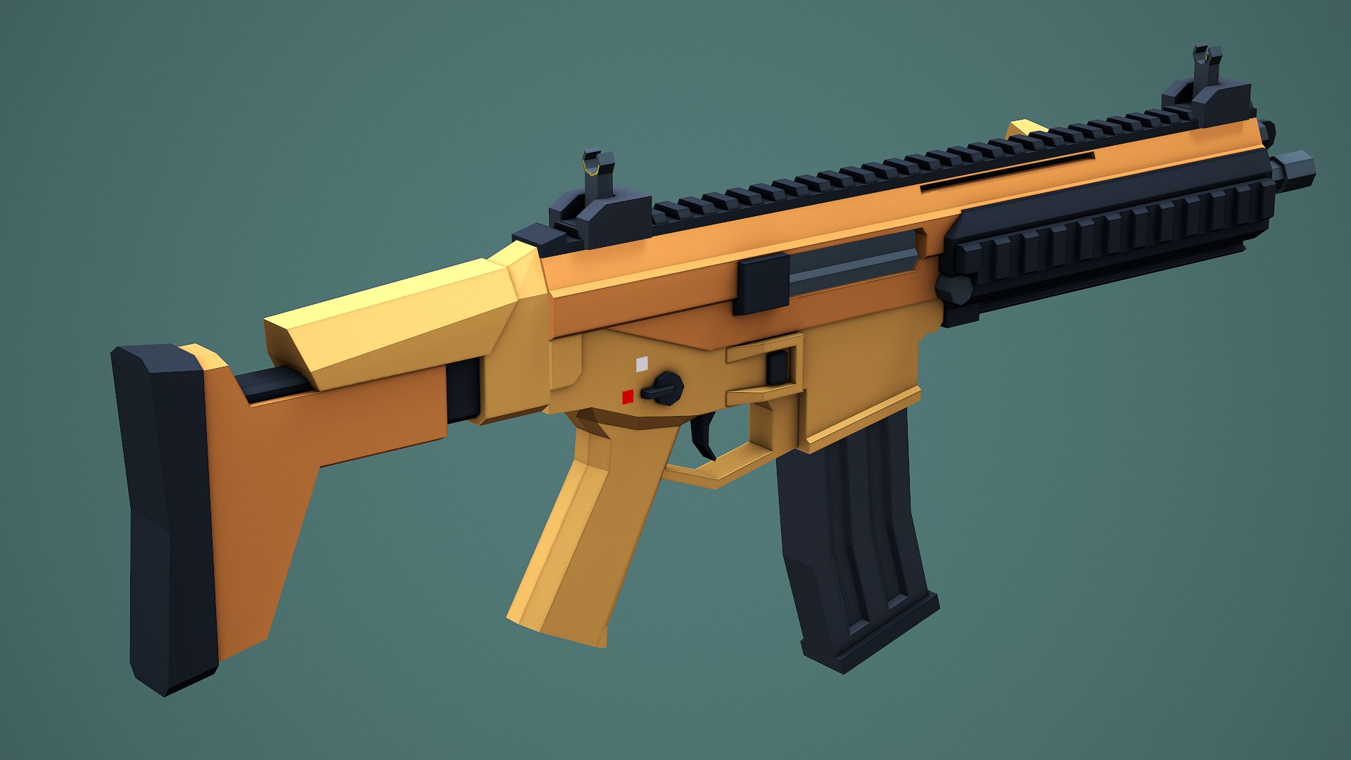 Stylized Modular ACR Rifle Low Poly Mobile Ready 3D - TurboSquid 2038728