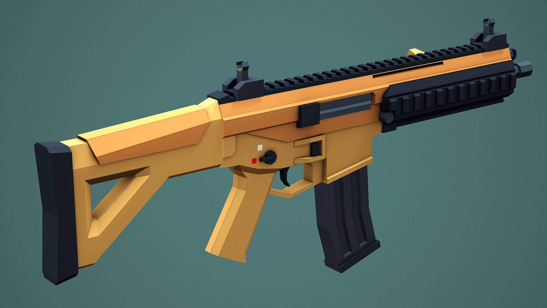 Stylized Modular ACR Rifle Low Poly Mobile Ready 3D - TurboSquid 2038728