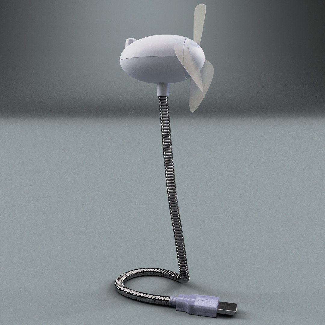 Usb Fans 3d Model