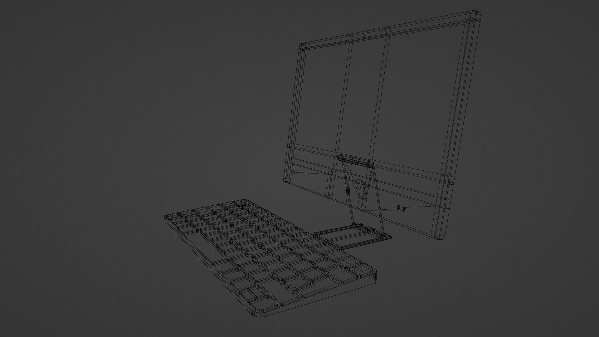 3D Apple imac with magic keyboard - TurboSquid 1864373