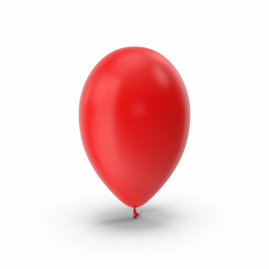 Red Balloon 3D - TurboSquid 1946597