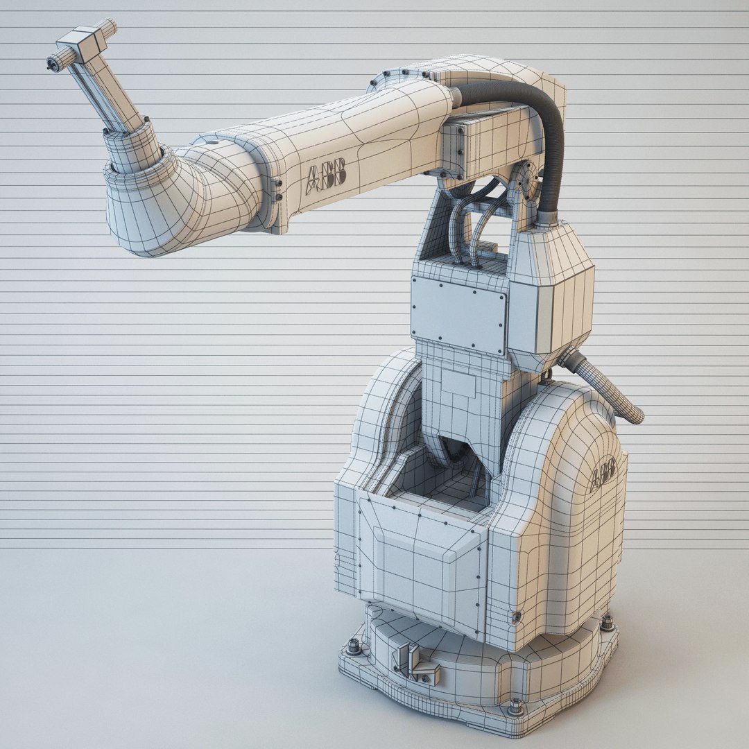 3d Model Abb Irb 580 Industrial Robot