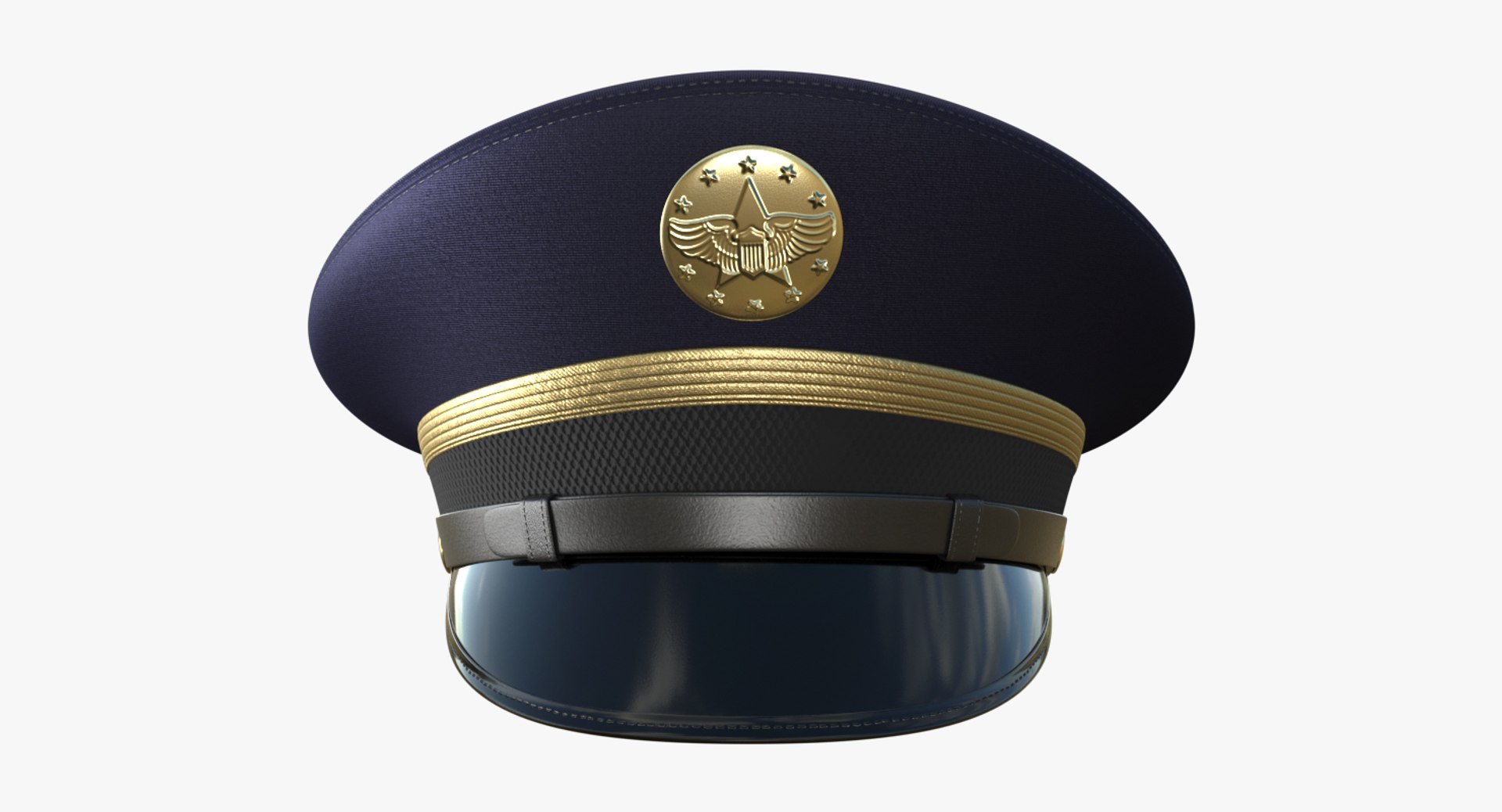 Army service cap 3D - TurboSquid 1446705