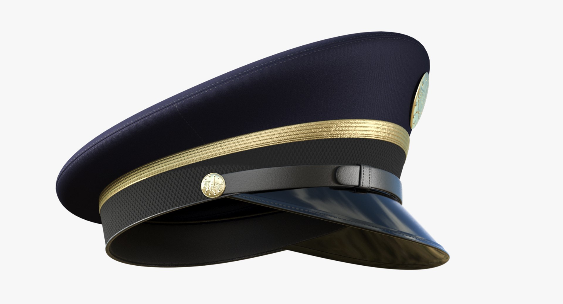Army service cap 3D - TurboSquid 1446705