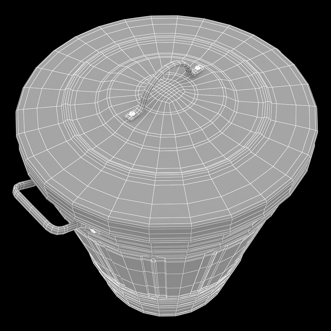 3d Model Realistic Trash Dirty