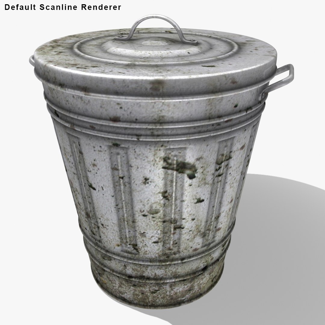 3d Model Realistic Trash Dirty