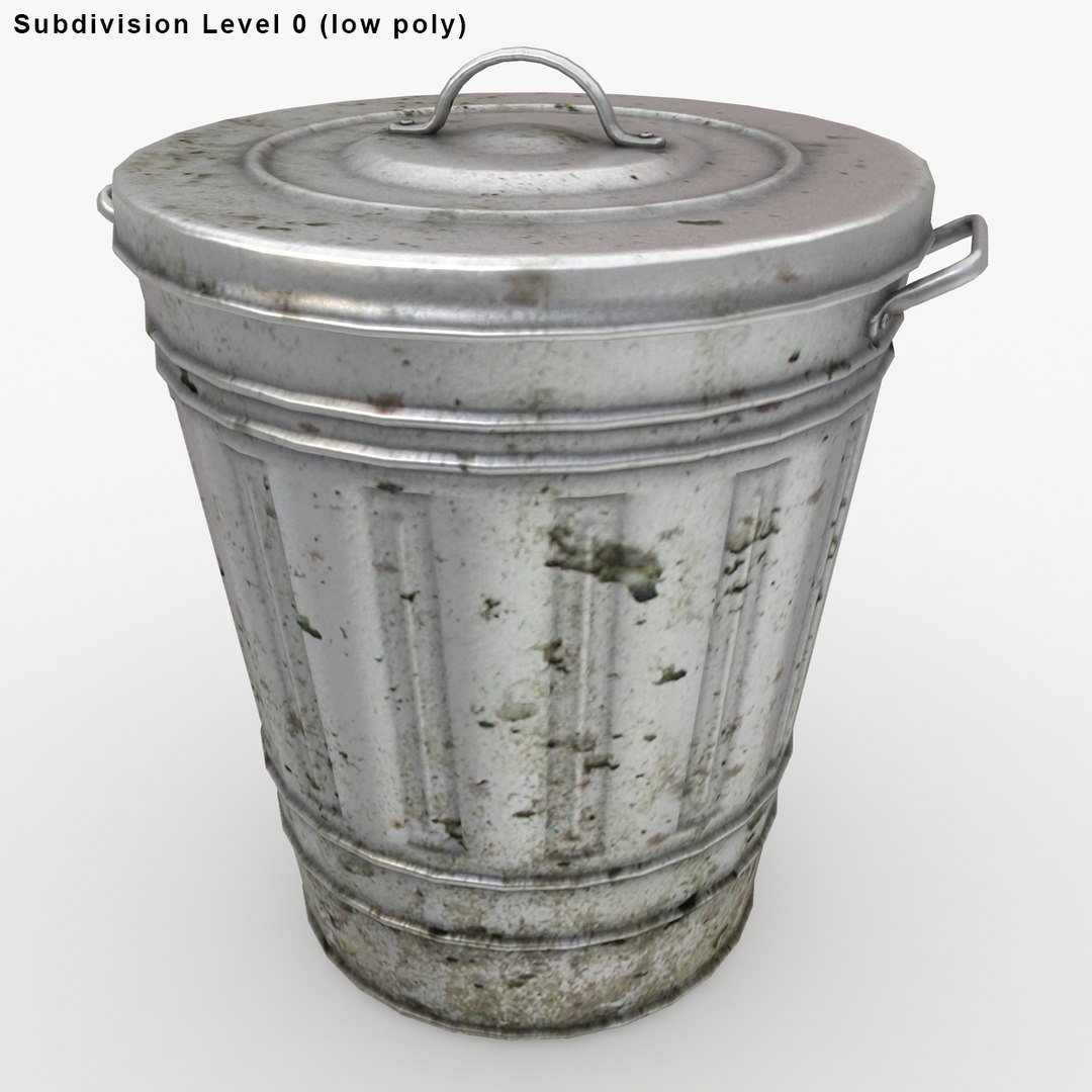 3d Model Realistic Trash Dirty