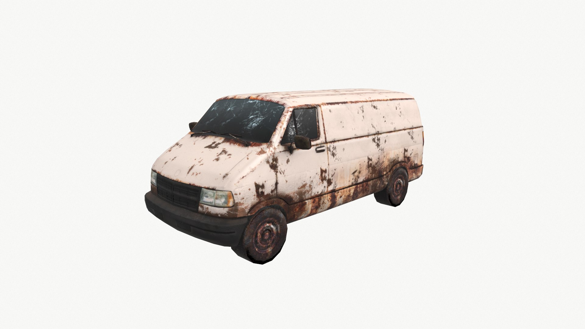 3D Model Apocalyptic Van - TurboSquid 1875415
