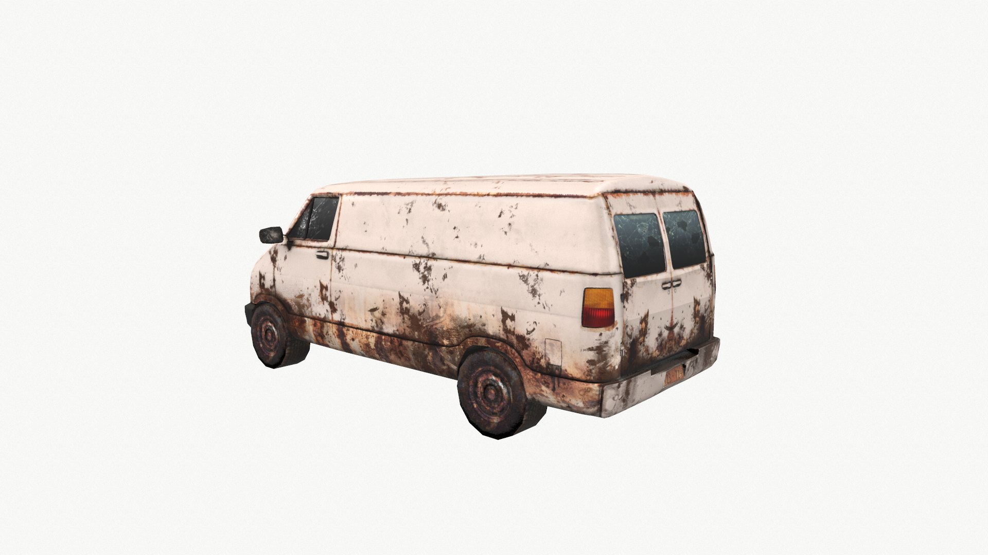 3D Model Apocalyptic Van - TurboSquid 1875415