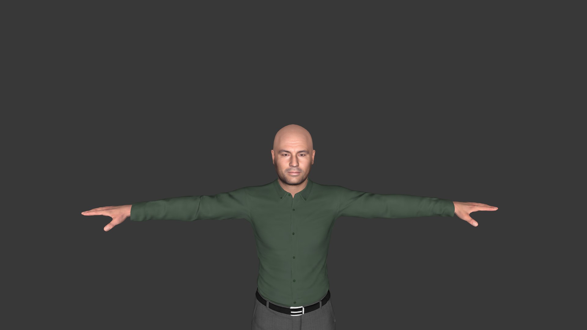 Joe Rogan Hyper Realistic Full Body Fully Rigged 3D Character 3D Model ...